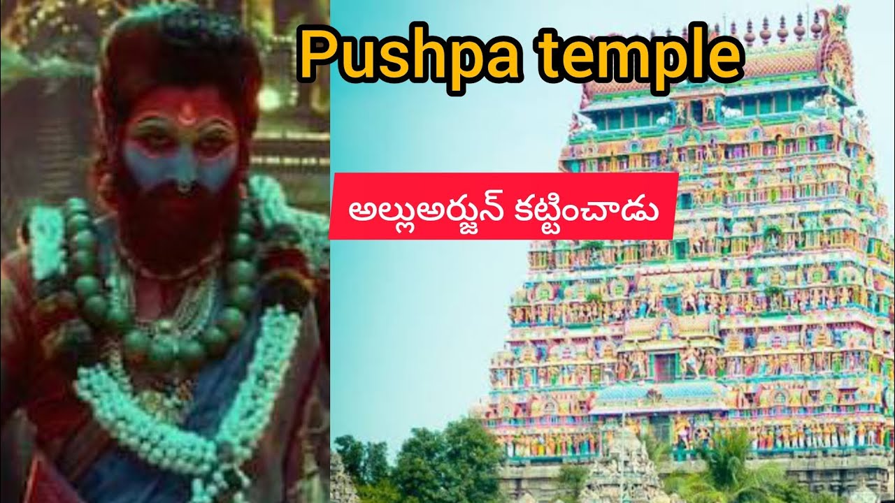 pushpa temple allu arjun kattimchadu | allu arjun | mega family - YouTube