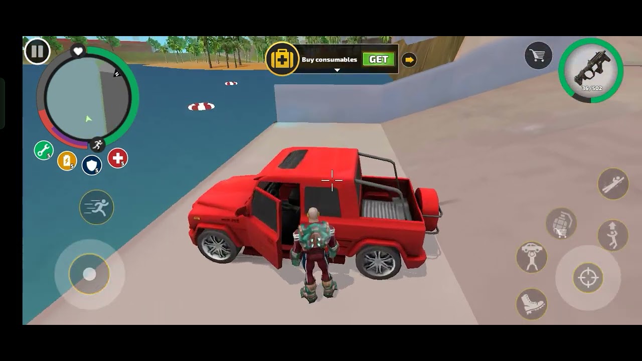 rope hero game play mission and kill enemy - YouTube