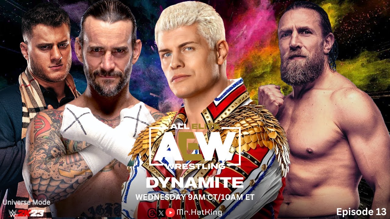 WWE 2K23 | Universe Mode | AEW Dynamite Episode 13 - YouTube