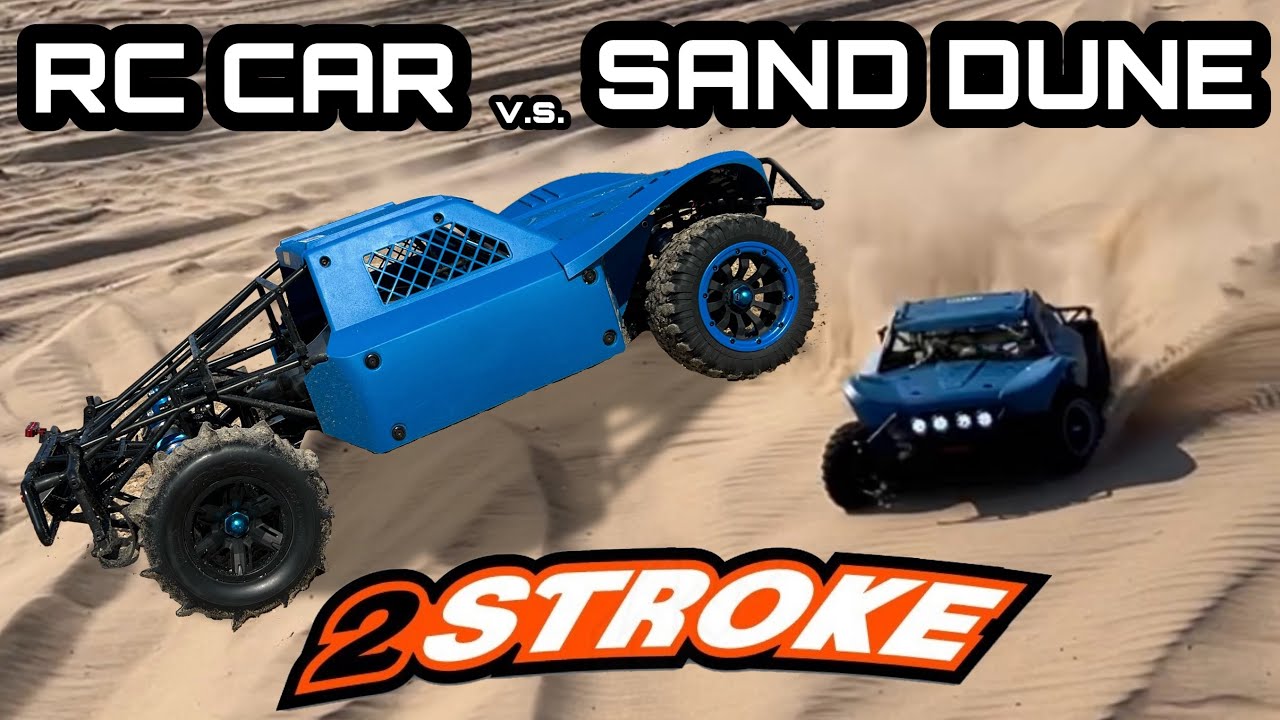 RC Cars at the Sand Dunes! (Losi 5T/30DN & Traxxas UDR) - YouTube