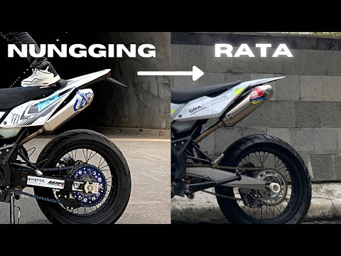 HOW TO ATTACH THE WR 155 Fender So It Doesn't Swing Around And How To Install It | #wr155 #superm...