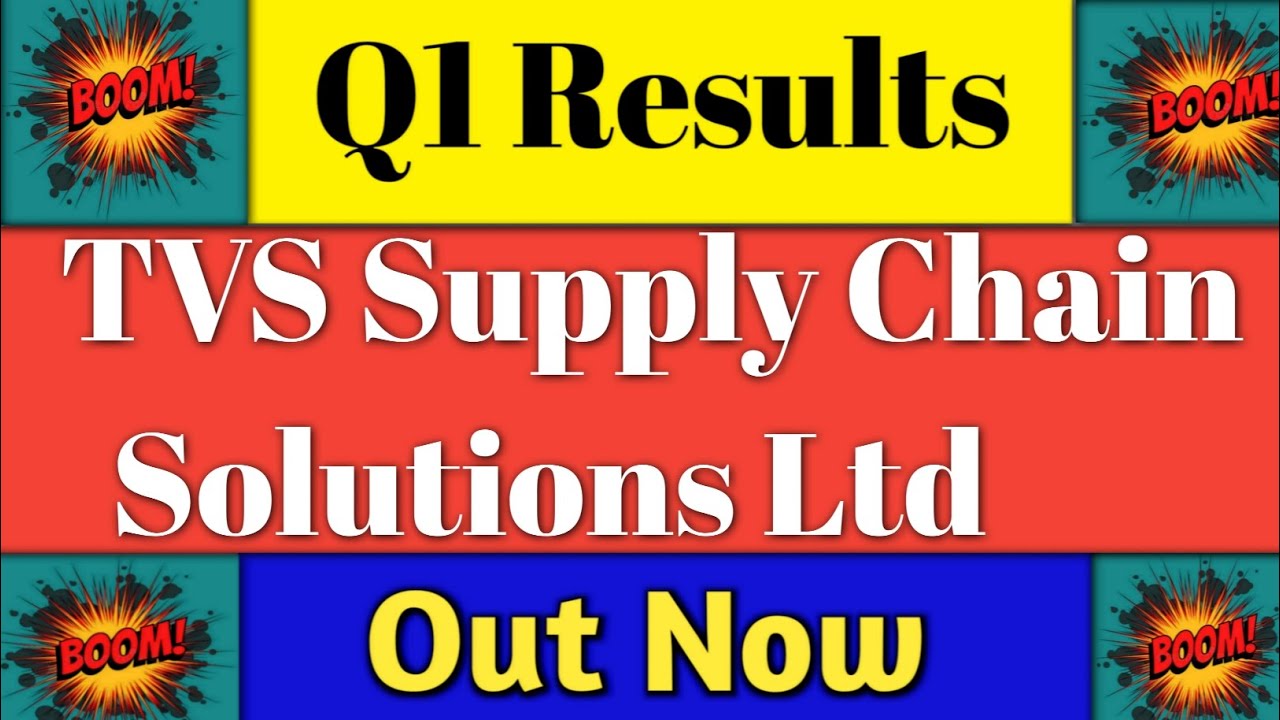 ♦️TVS Supply Chain Solutions q1 results 2024|TVS result|Tvs share ...