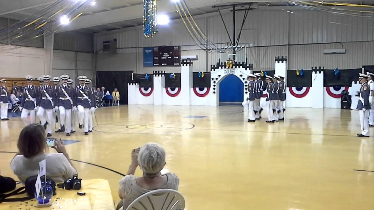 Lyman Ward Military Academy Sword Drill - 2015 - YouTube