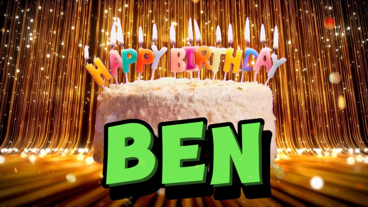 Happy Birthday, Ben! 🎁🤘Rock song with countdown - YouTube