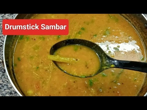 Drumstick Sambar | How to make sambar in easy way | Moringa stick ...