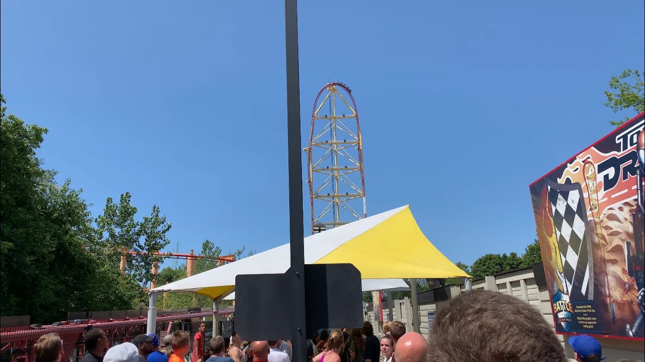 Top Thrill Dragster Off Ride Cedar Point 2019 - YouTube