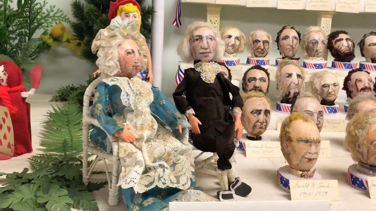 American presidents at the Easter Egg Museum in Schoharie - YouTube