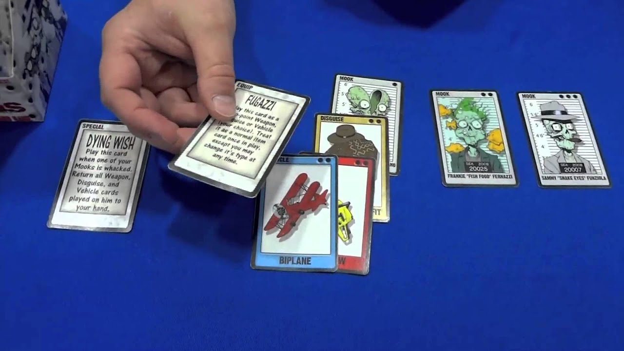 Comic-Con 2012 Dead Fellas Mafia Card Game with Brian Snoddy - YouTube
