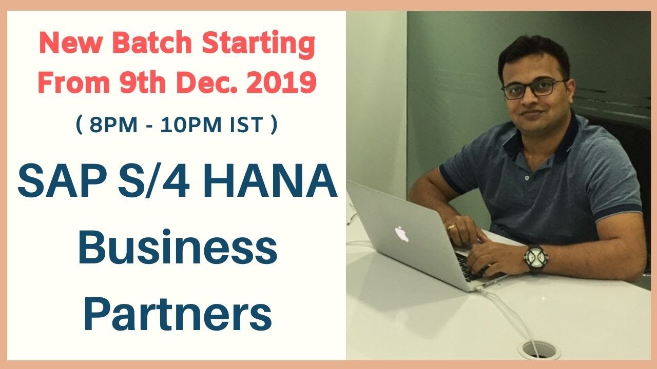 SAP S/4 HANA Business Partners I SAP BP Configuration - YouTube