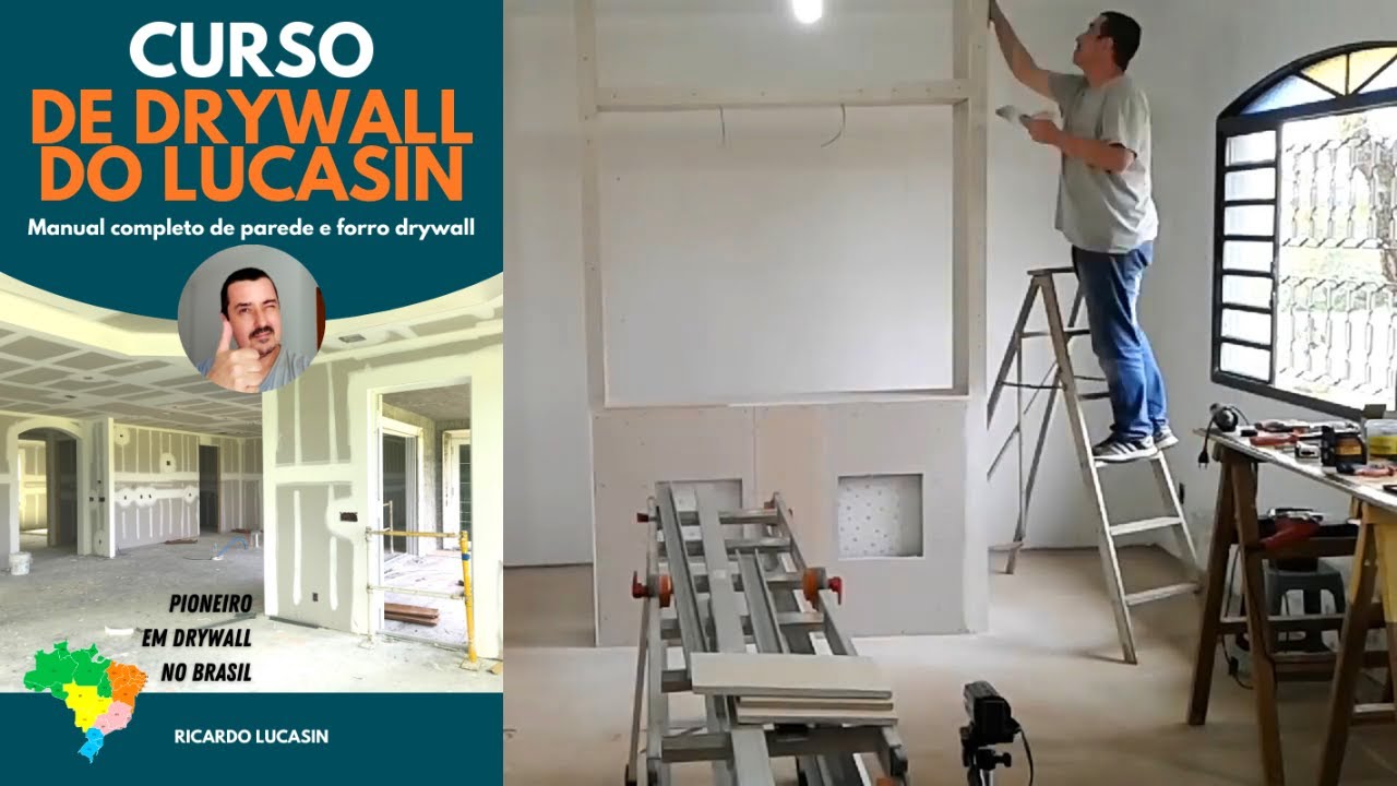 CURSO PROFISSIONALIZANTE DE DRYWALL MAIS COMPLETO DO BRASIL - YouTube