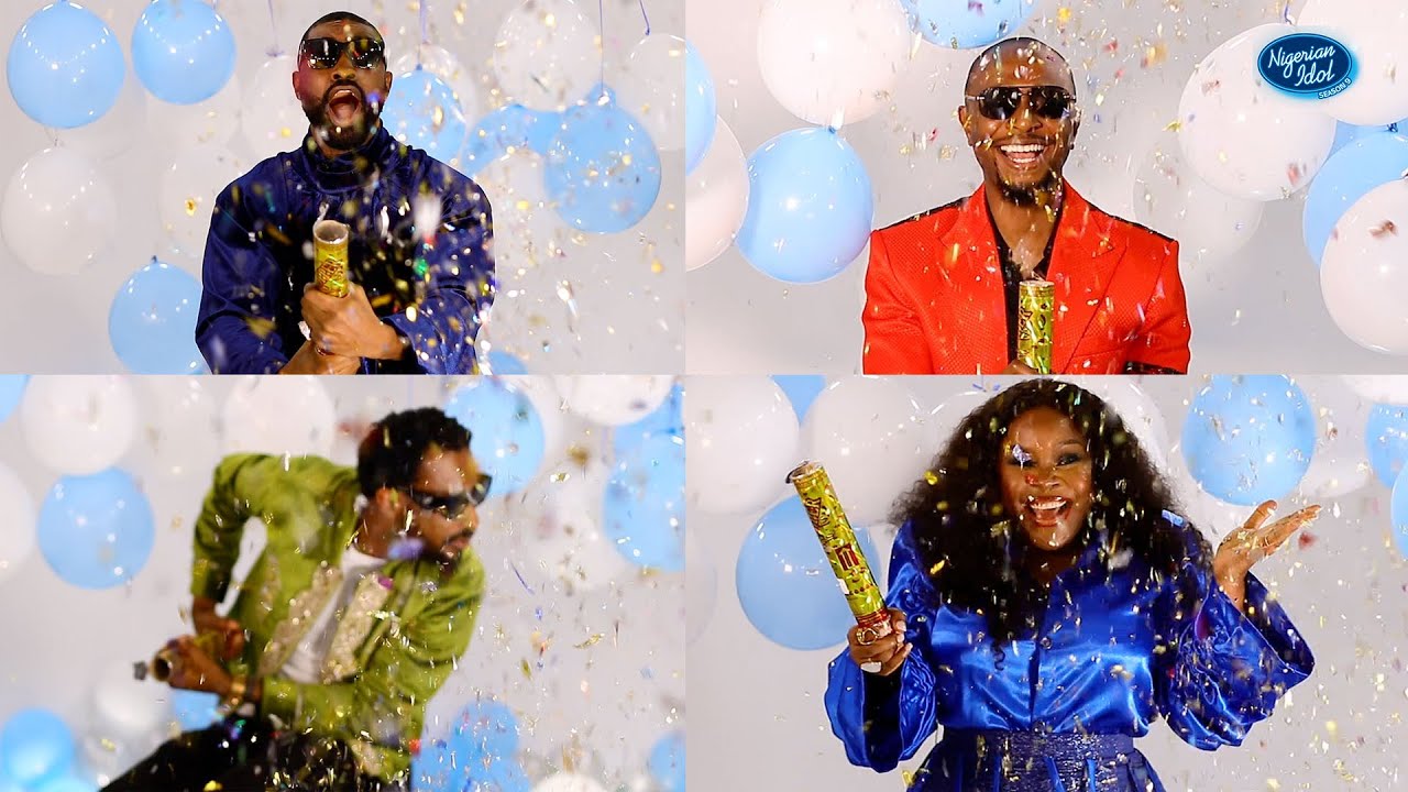 The balloon pop quiz with our judges and host – Nigerian Idol | S9 ...