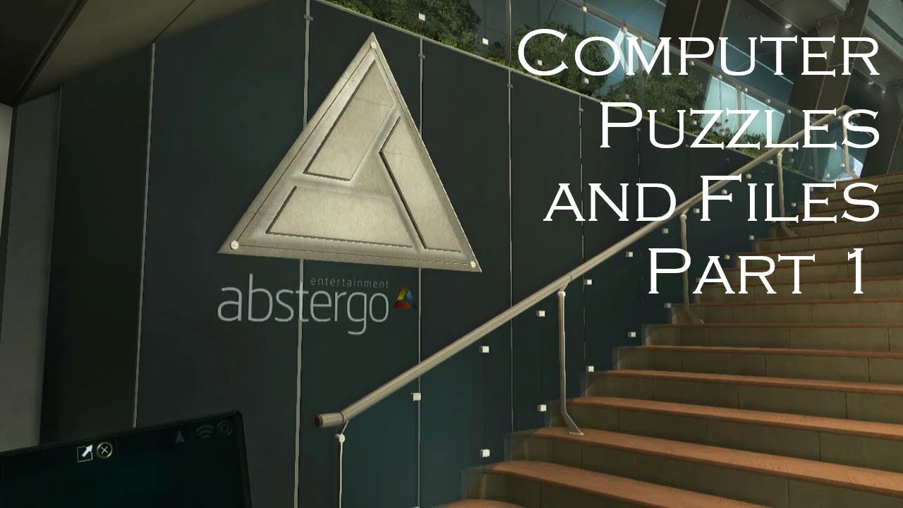 Abstergo Entertainment Computer Puzzles and Files (Part 1) - Assassin's ...