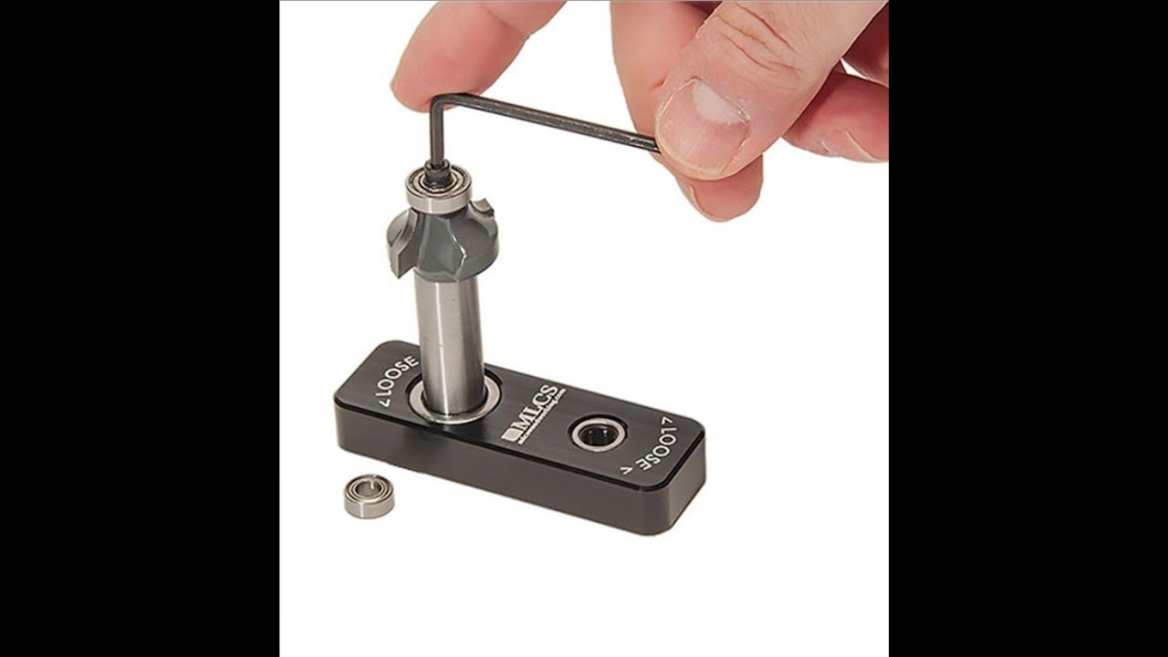 MLCS Woodworking Router Bit Quick Vise - YouTube
