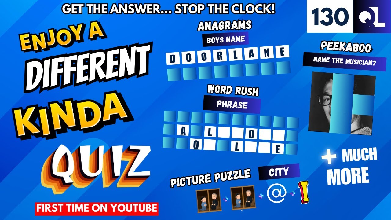 The Ultimate NEW Trivia Quiz Game | HARD General Knowledge Test | FIRST ...