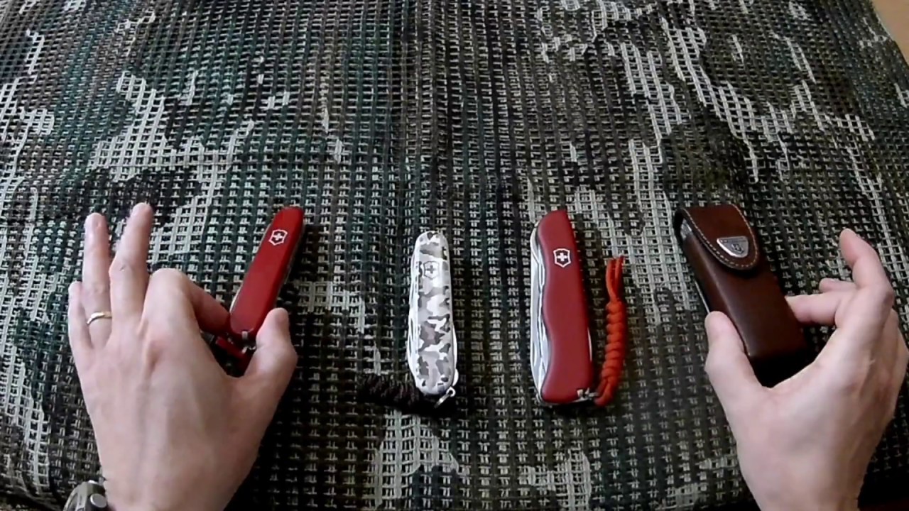 My top Victorinox. Compact, Spirit, Huntsman y Forester. - YouTube
