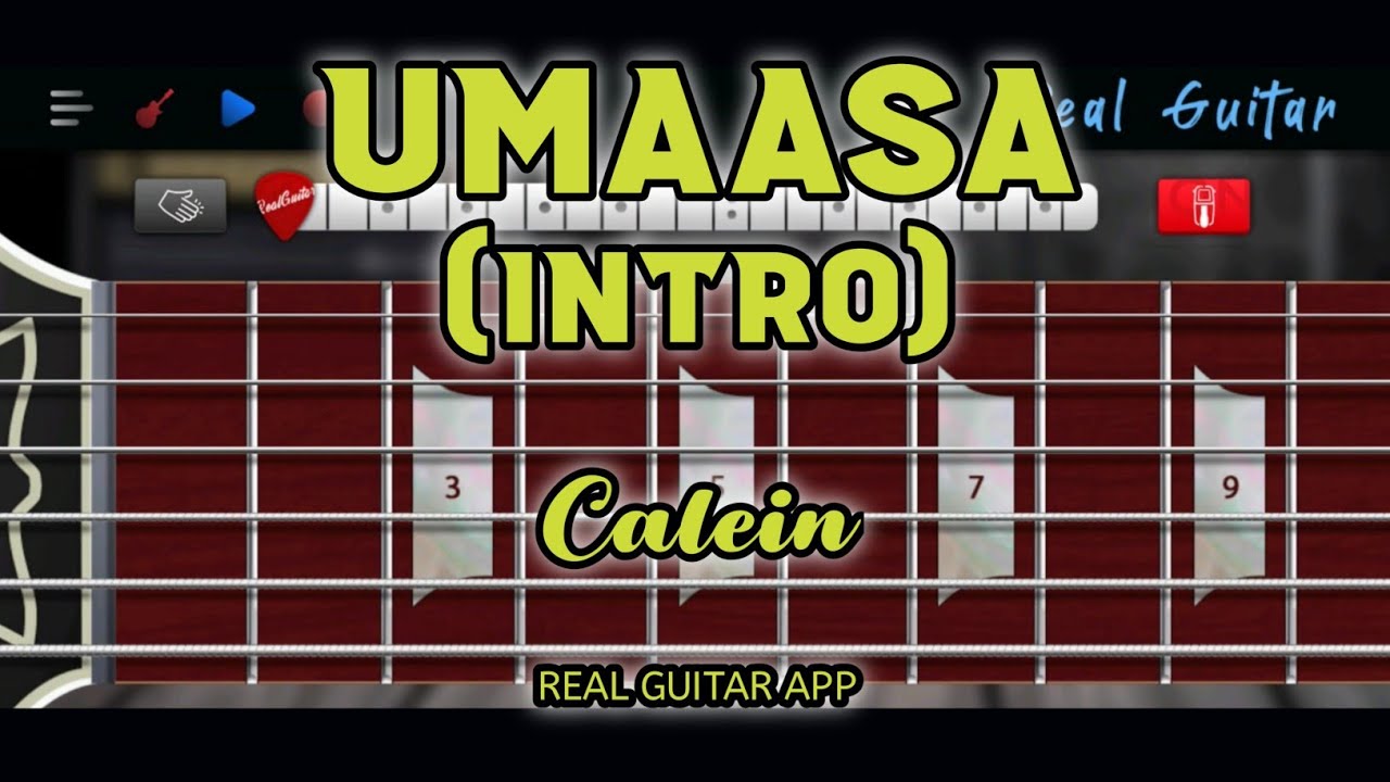 Umaasa | Calein | Intro | Real Guitar App Cover - YouTube