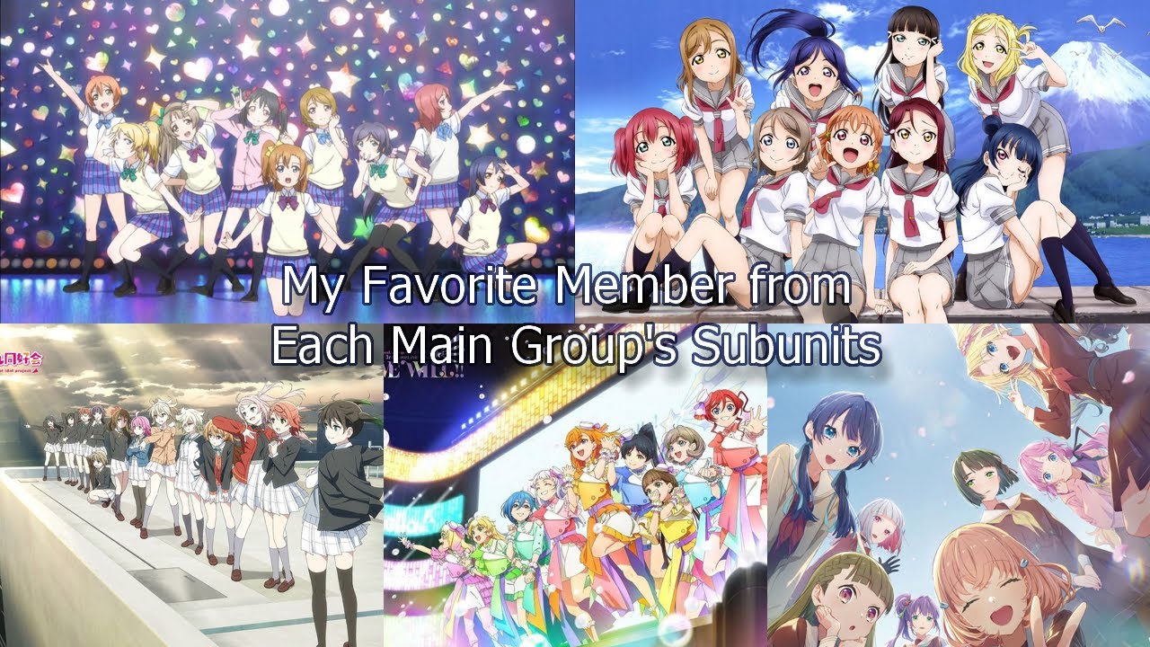 My Favorite Member From Each Main Group's Subunits - Updated - YouTube