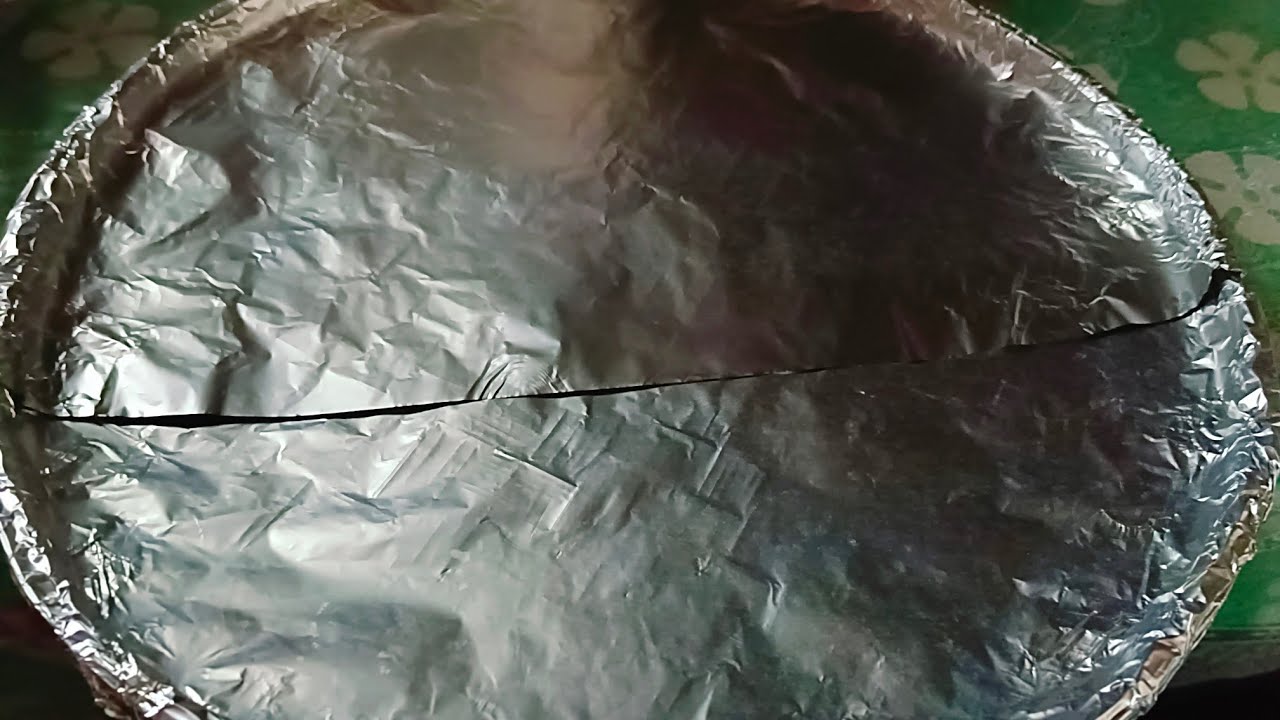 Paano Maglagay Ng Aluminum Foil Sa Bilao Part 1 - YouTube