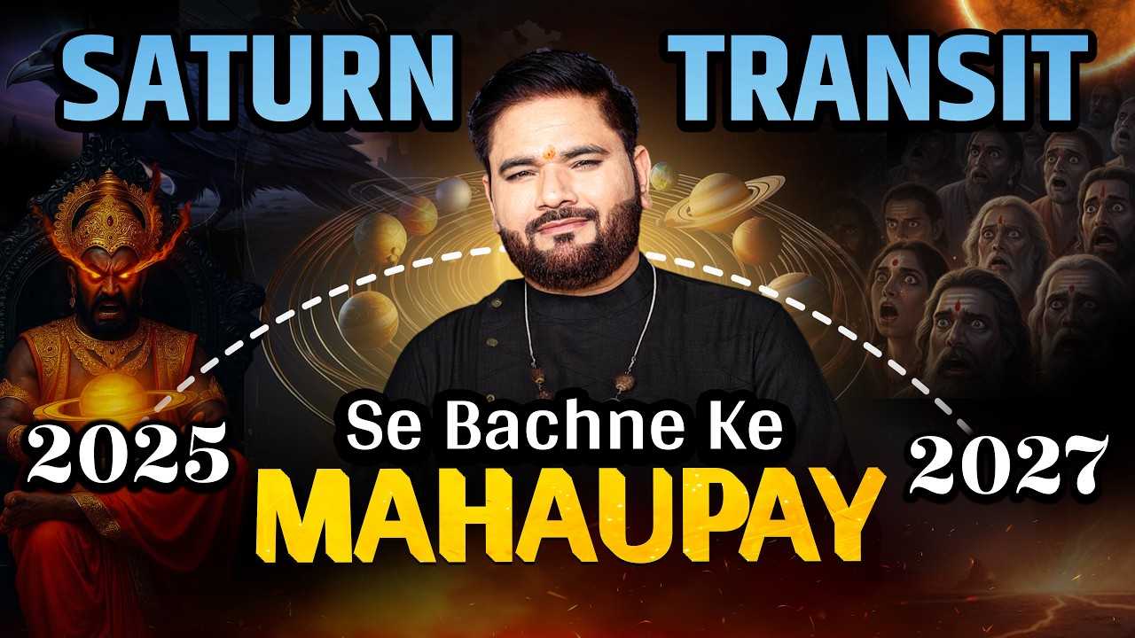 Saturn Transit 2025-2027 | शनि से बचने के महाउपाए | Career, Love ...