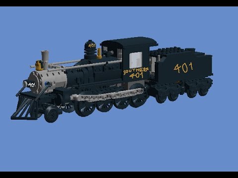 How To Build A Lego 2-8-0 Southern Railway 401 Consolidation Steam ...
