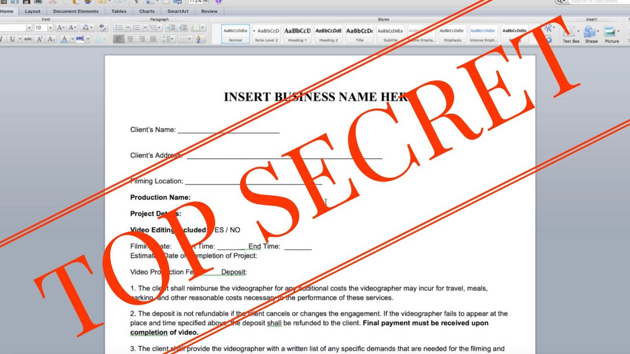 How to Write a Filmmaking Contract - WATCH THIS NOW | Momentum ...