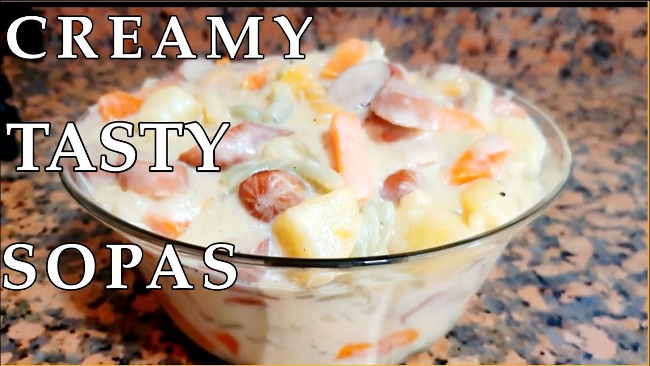 SIMPLE STEP CREAMY SOPAS - YouTube