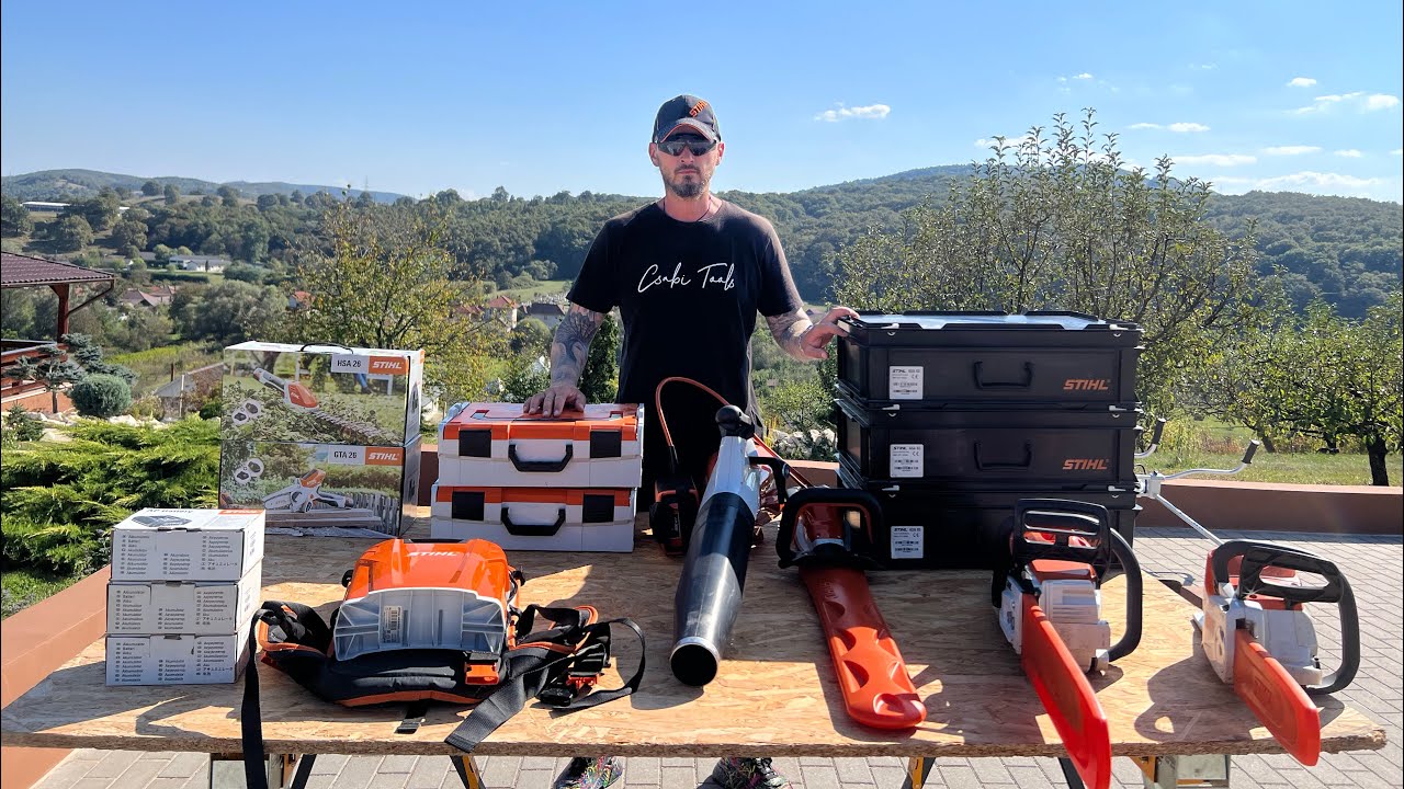 All my Stihl battery powered tools.( Utilajele Stihl pe baterie.) - YouTube