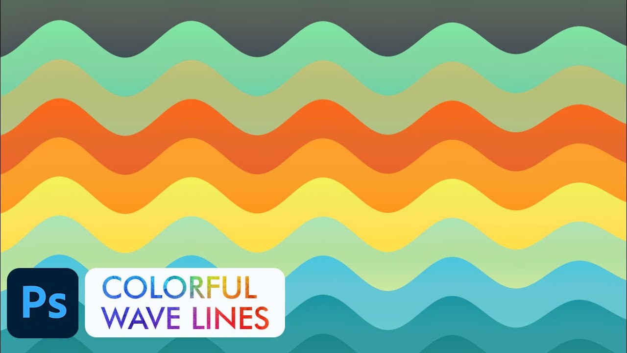 How To Create Wave Lines in photoshop | Photoshop tutorial | @streakmotion - YouTube