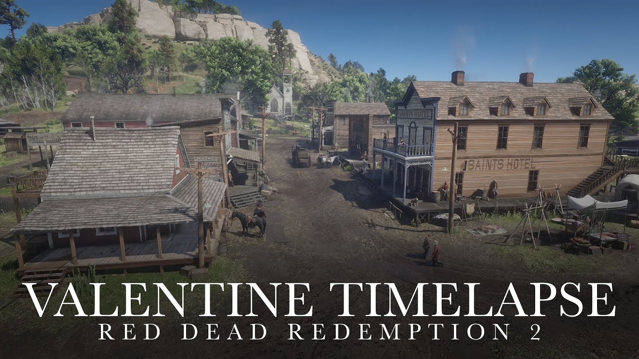 *must see* [RDR2 online / RDO] Amazing Valetine Village Timelapse Video ...