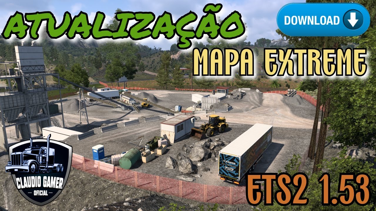 Atualização e Download Mapa Extreme Para Ets2 1.53 Mapa Super Leve ...