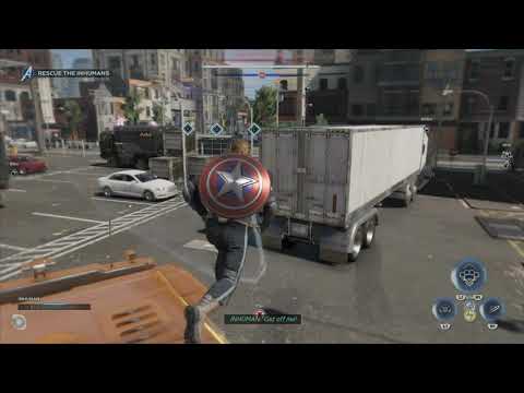 Marvel's Avengers - Mayhem Over Manhattan: Free The Inhumans and Defeat All Enemies Gameplay (2020)