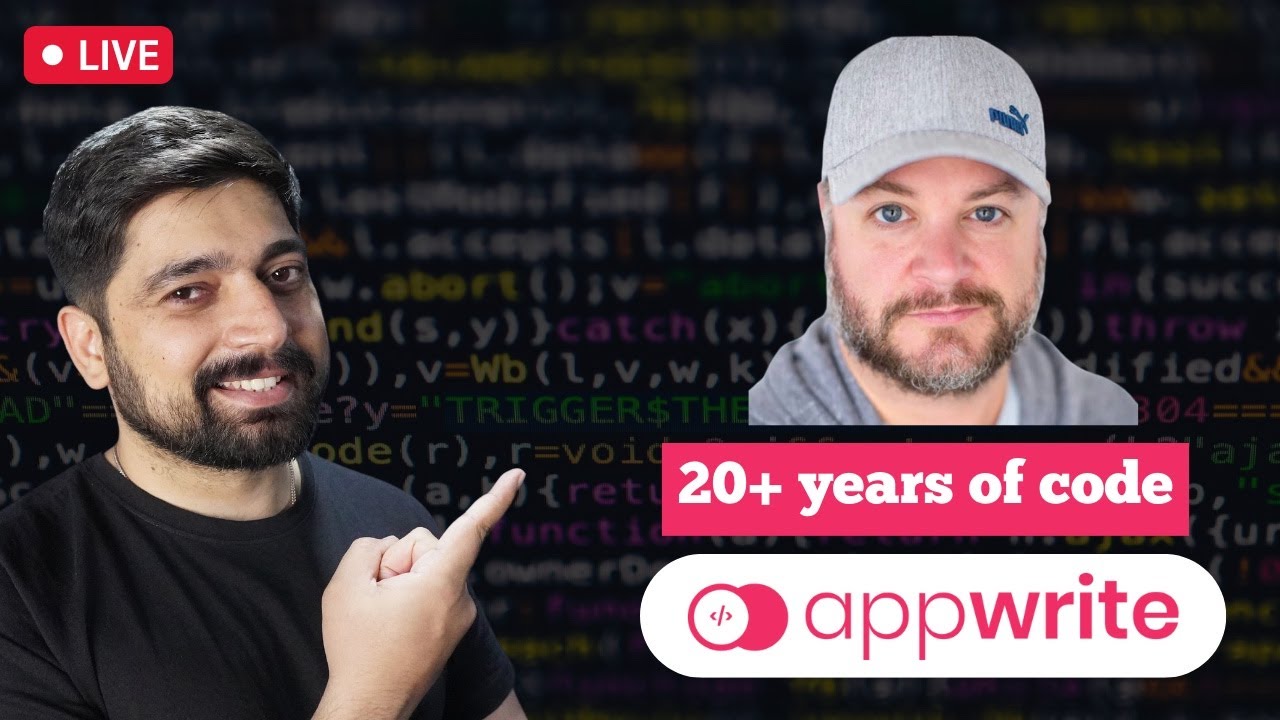 Saturday live with Wess from Appwrite | 20+ years of code - YouTube