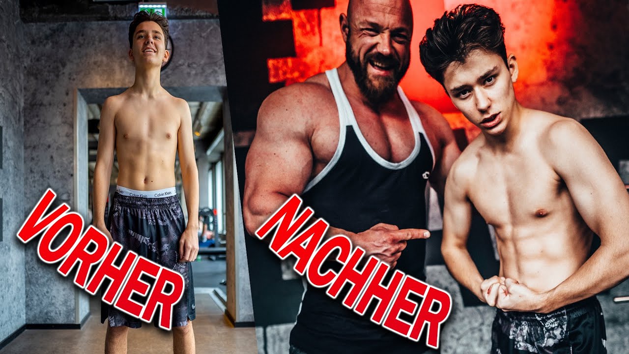 Lauch Transformation! 8 Wochen Muskelaufbau mit Keanu Rapp - YouTube