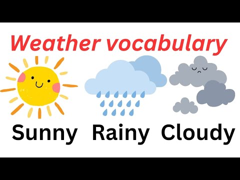 Weather Vocabulary ll About 20 Weathers & Natural Disasters Names In ...