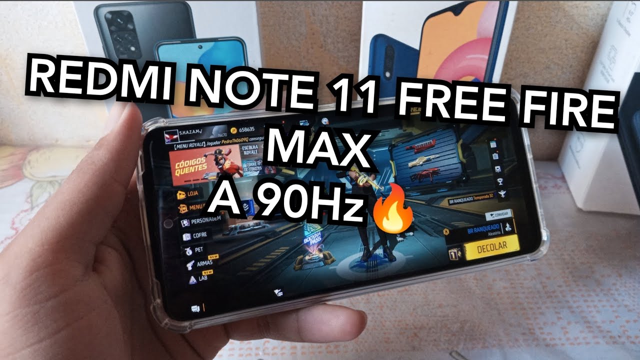 Redmi note 11 FREE FIRE MAX a 90Hz RONDANDO LISO - YouTube