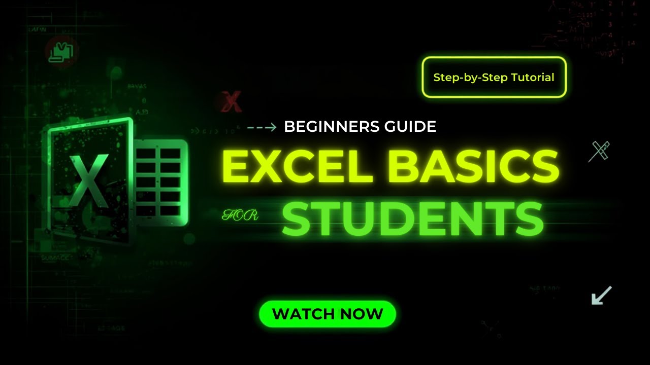 STOP USING EXCEL WRONG! Learn Excel Fast • Perfect for Students - YouTube