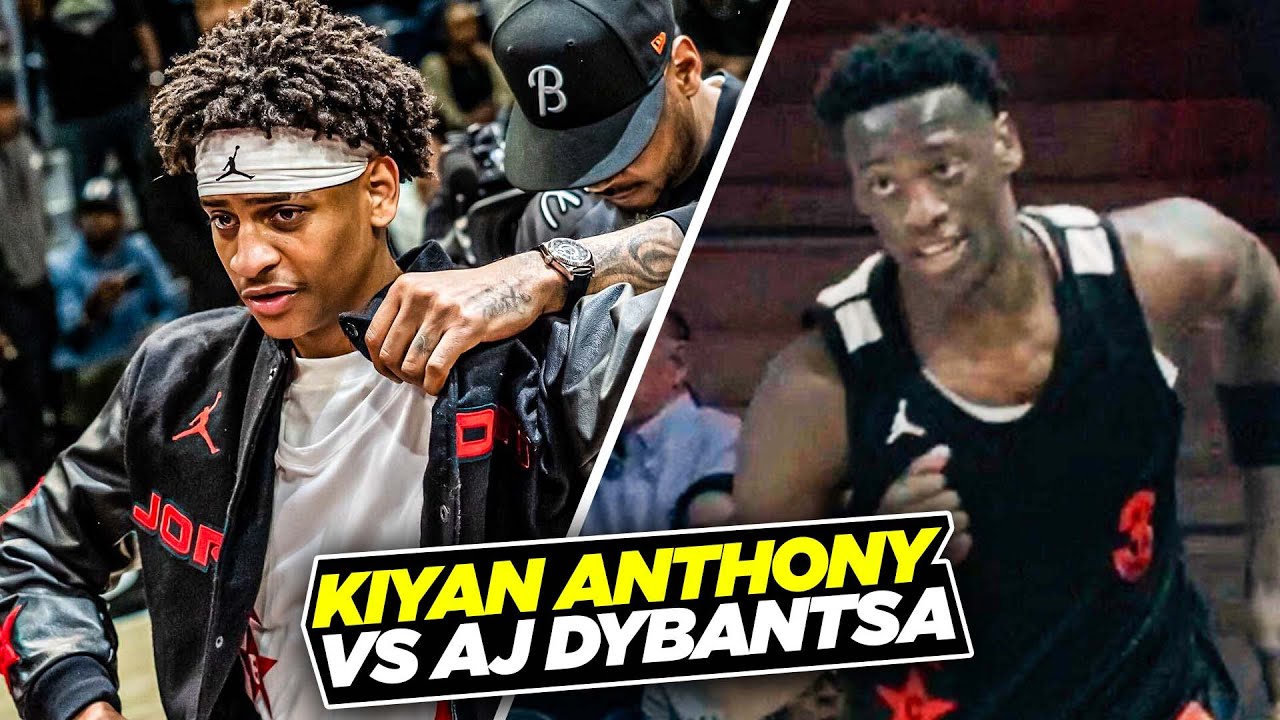 Kiyan Anthony Vs AJ Dybantsa Gets COMPETITIVE @ The 2025 Jordan Brand ...