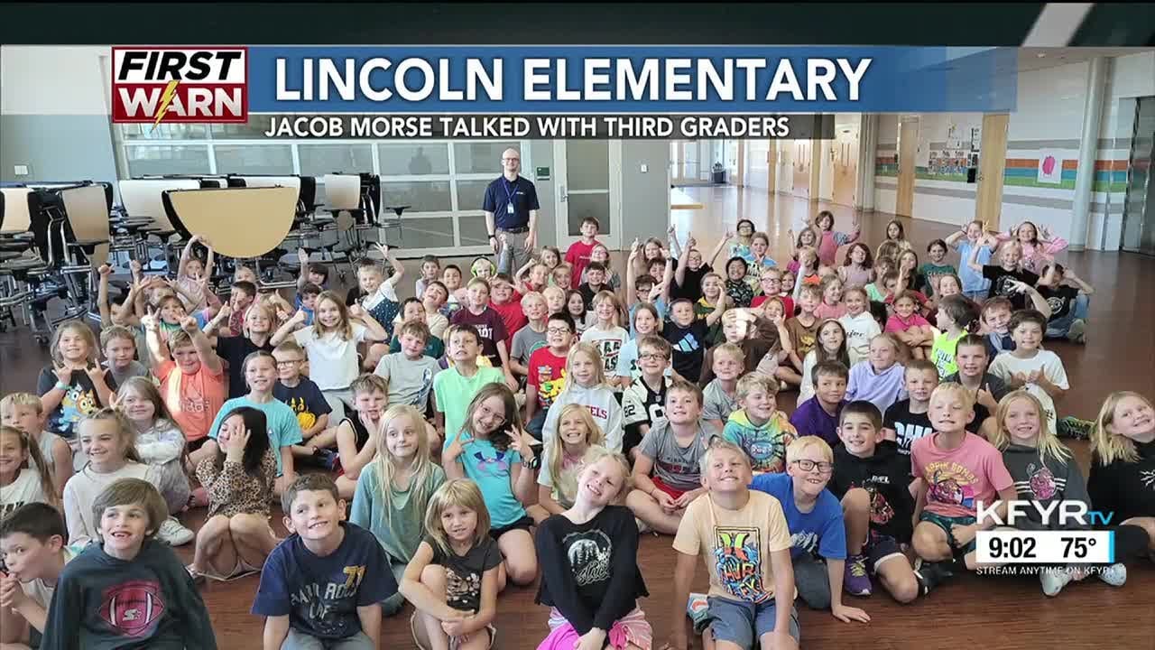 First Look at Weather: Meteorologist Jacob Morse visits with third ...