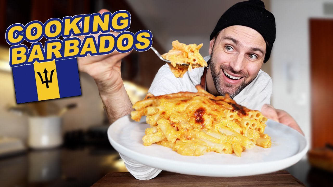 COOKING BARBADOS: Macaroni Pie 🇧🇧 - YouTube