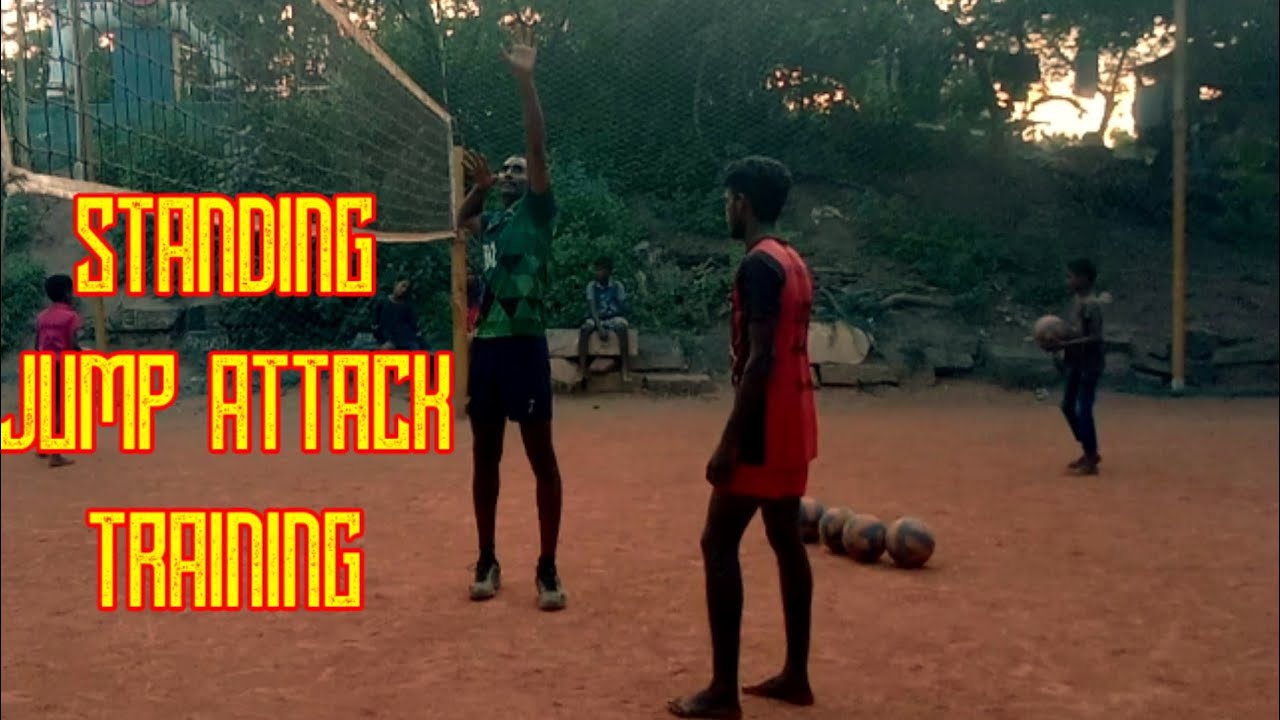standing jump attack training - YouTube