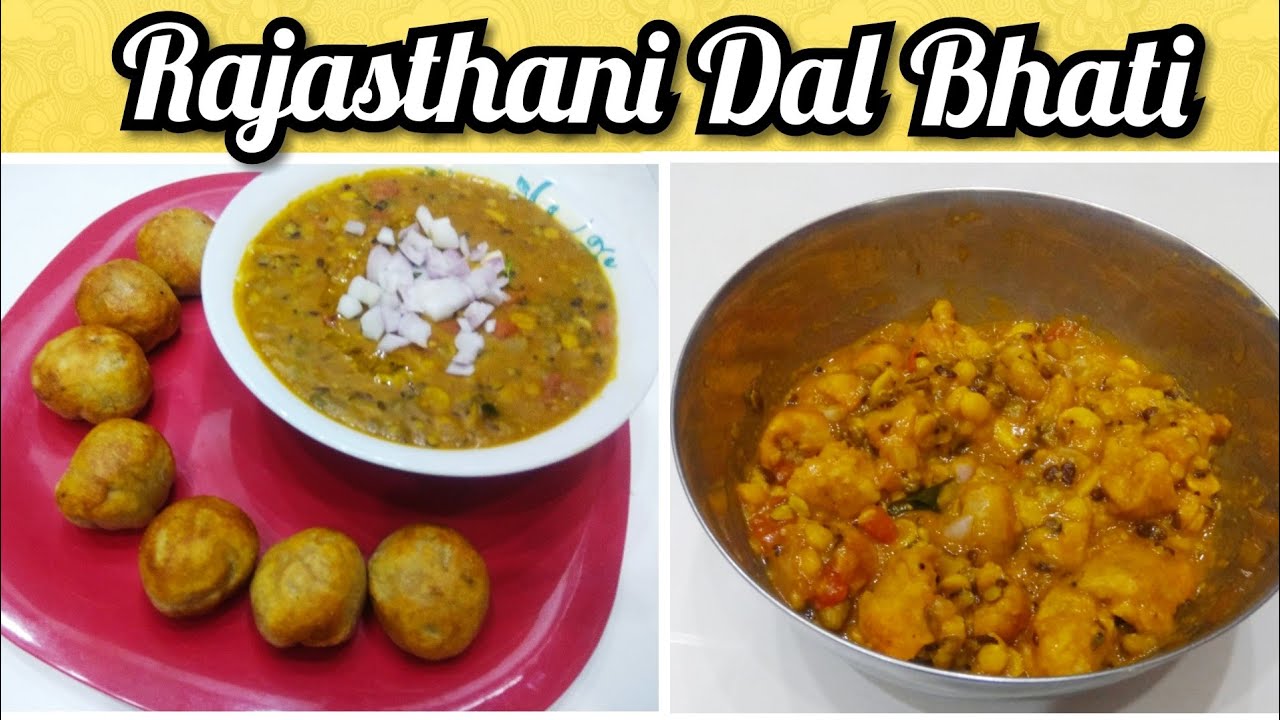 Dal Bati in tamil/Rajasthani Dal Baati/Panchmel Dal/Rajasthani delicacy ...