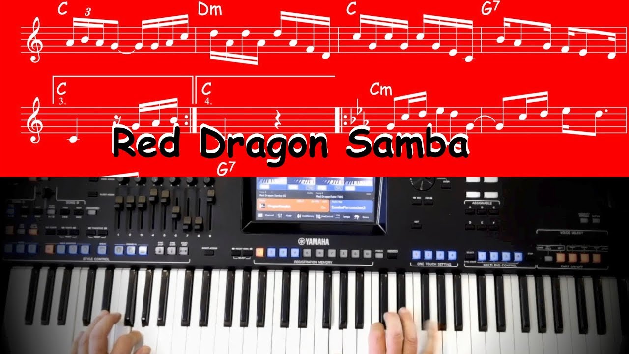 Genos - Yamaha - (Red Dragon Samba) - Latin - Original Composition by ...