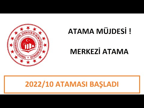 SON DAKİKA ! 2022/10 ATAMASI BAŞLADI! (ÇEVRE, ŞEHİRCİLİK VE İKLİM DEĞİŞİKLİĞİ BAKANLIĞI 88 ATAMA)