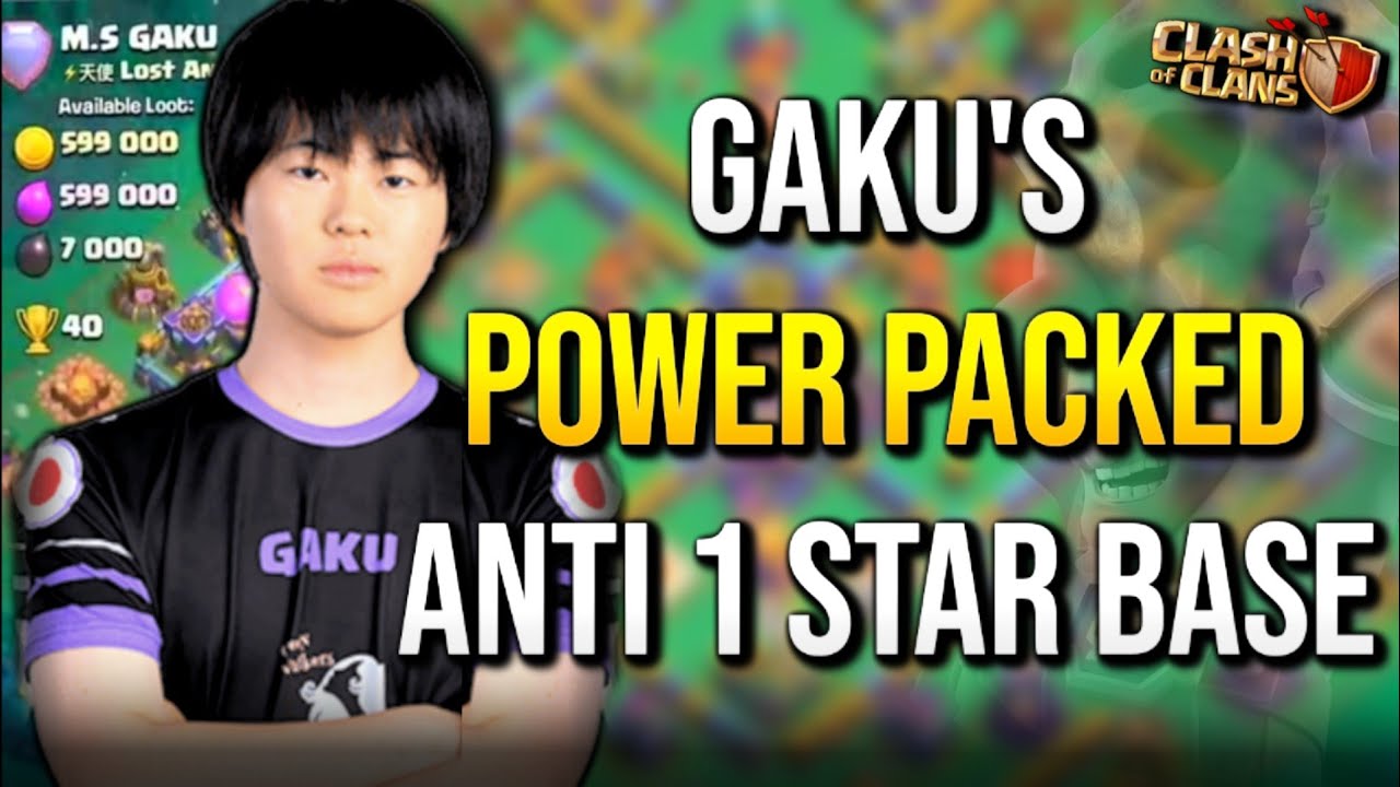 Gaku's Power Packed Th15 Anti 1 Star Base (clash of clans) - YouTube
