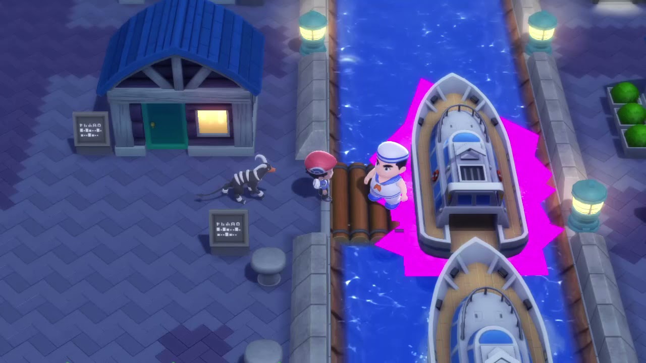 There are Party Boats in Pokémon brilliant diamond? - YouTube