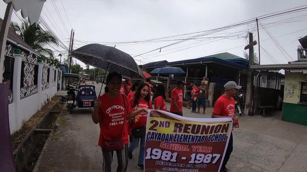 "Parada Papunta sa Eskwelahan" - 2nd Reunion CES Batch 1981-1987 - YouTube