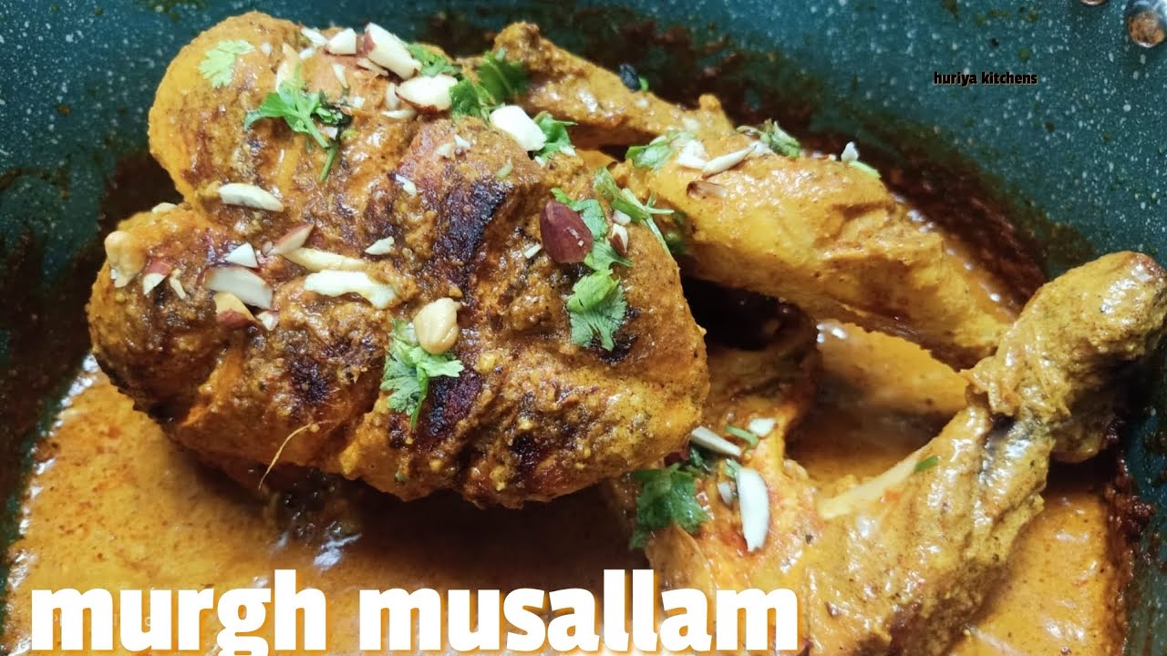 Chicken Murgh Musallam Recipe | Murgh musallam without oven|| Murgh ...
