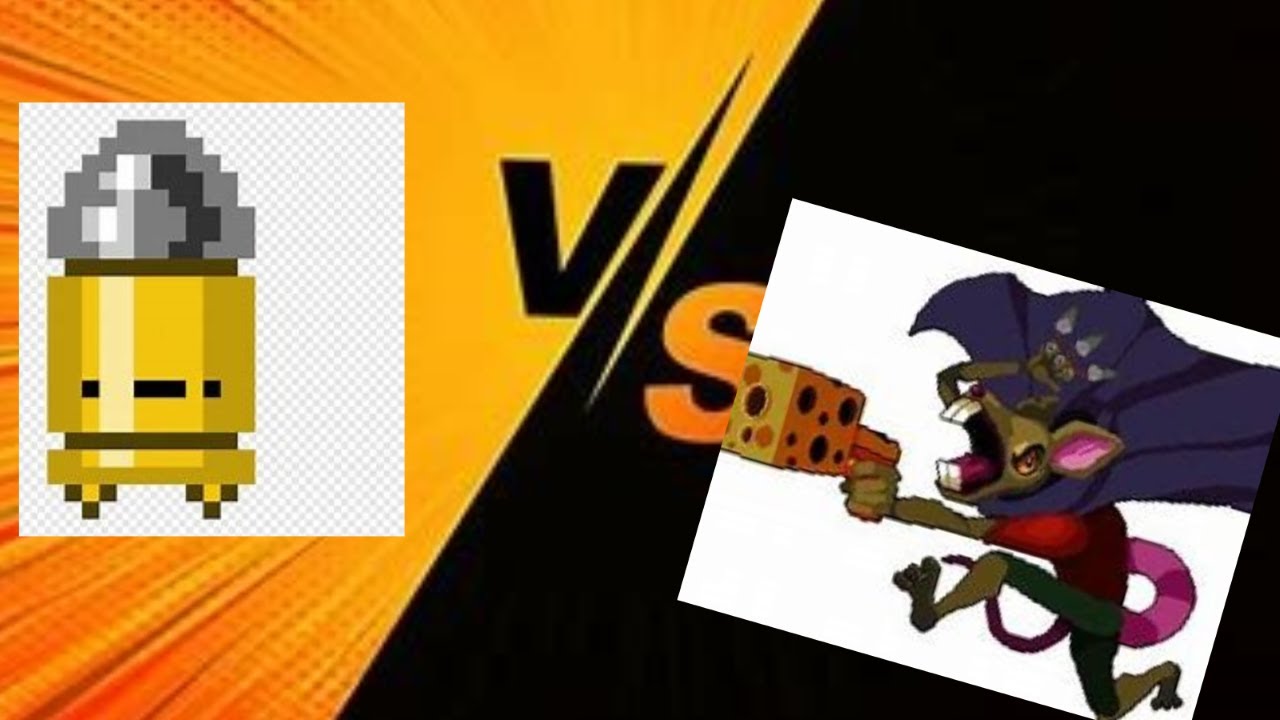 Bullet DESTROYES Rat (in enter the gungeon) - YouTube