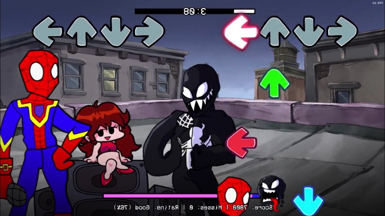 Venom Vs Spider-Man // Playtime // FNF New Mod x Poppy Playtime - YouTube