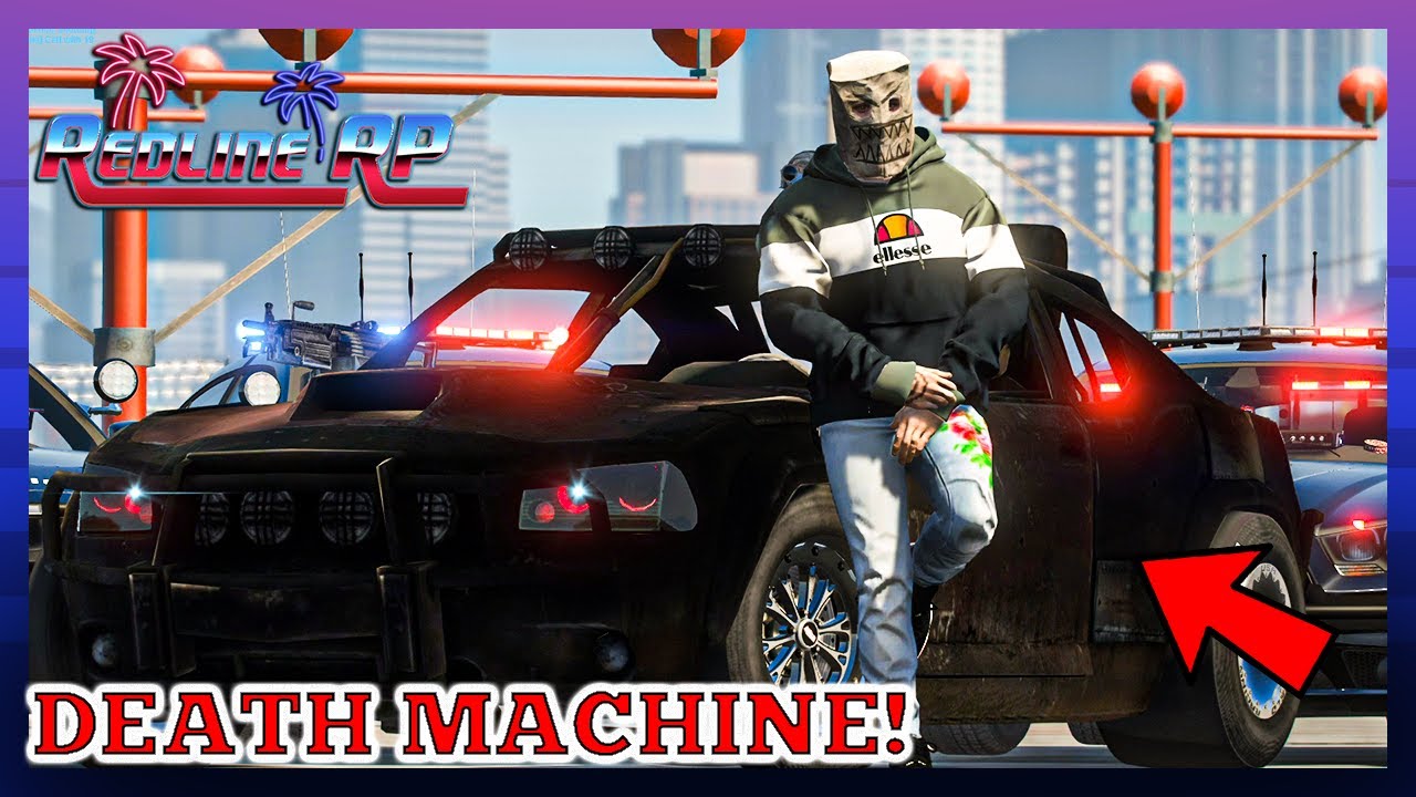 GTA 5 Roleplay - RedlineRP - DEATH MACHINE DRAG CAR # 351 - YouTube